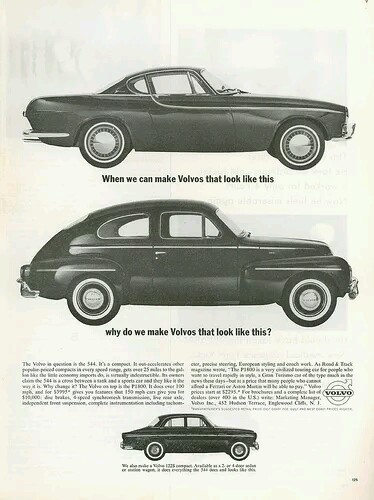 Old advertisement posters | Volvo 1800S 1967 #23424