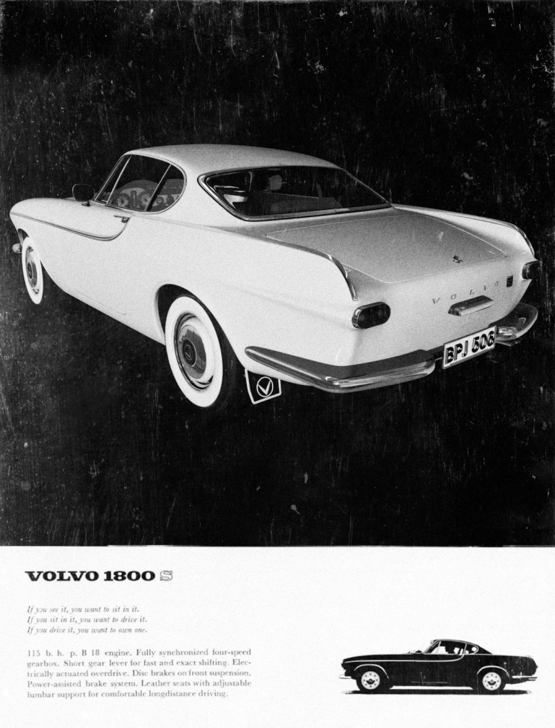 Old advertisement posters | Volvo 1800S 1967 #23424